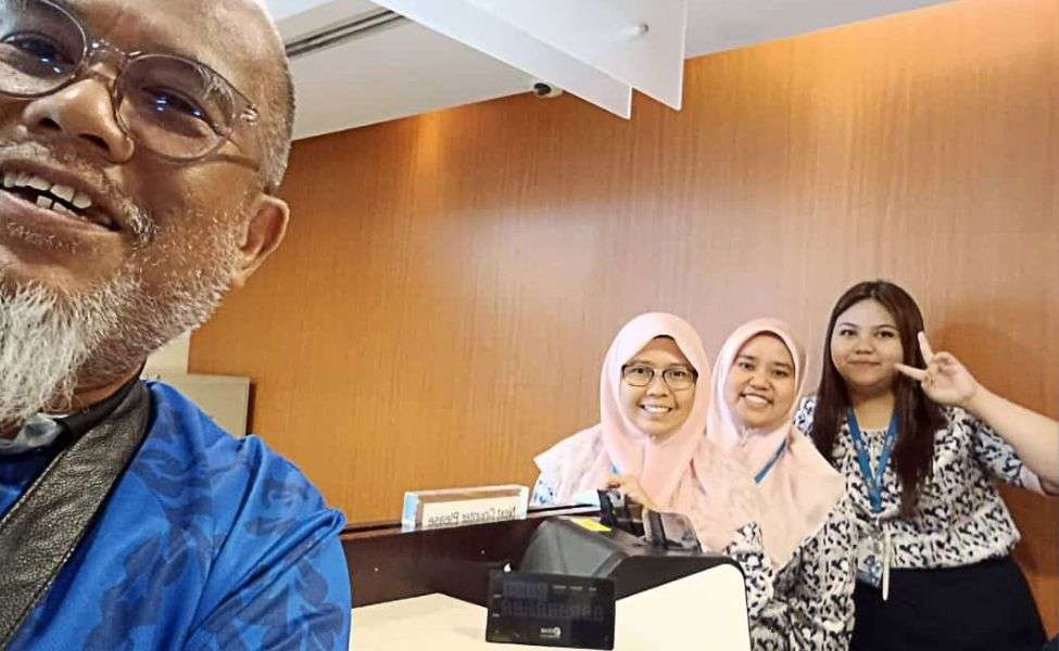 LAWATAN KERJA RASMI PENGERUSI NUBE SMJ KE UOB MUAR
