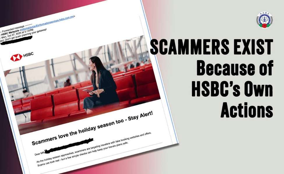 NUBE: Scammer Pun Suka Cara Outsourcing HSBC - Hati-hati!